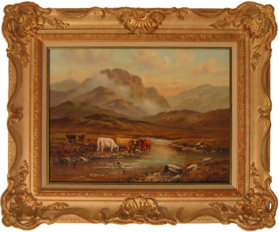 Wendy Reeves | Original oil painting on canvas, Cattle and Sheep, Art ...