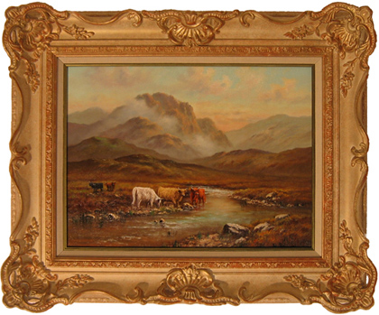 Wendy Reeves | Original oil painting on canvas, Cattle and Sheep, Art ...