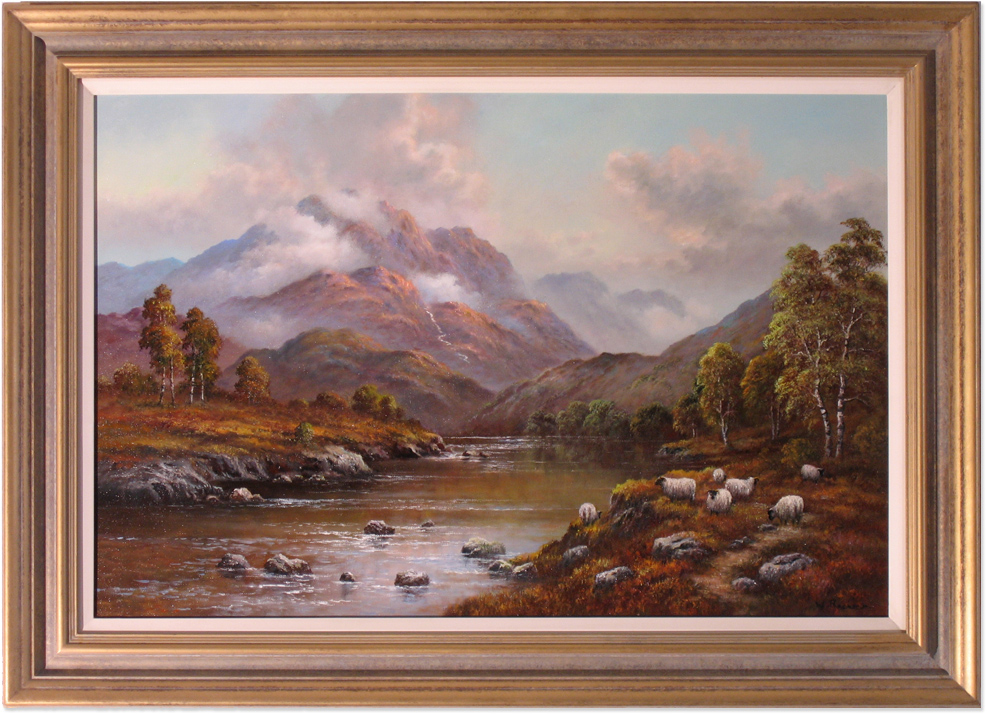 Wendy Reeves | Original oil painting on canvas, Scottish Highlands, Art ...