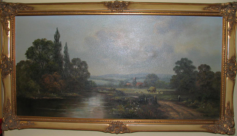 Wendy Reeves | Oil on canvas, River Scene, Art to buy online (Ref:WDR3905)