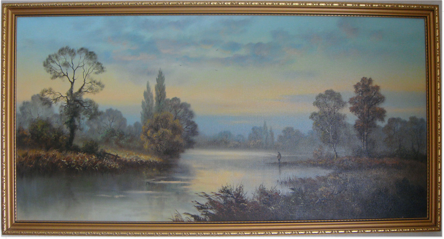 Wendy Reeves | Oil on canvas, River Scene, Art to buy online (Ref:WDR3906)